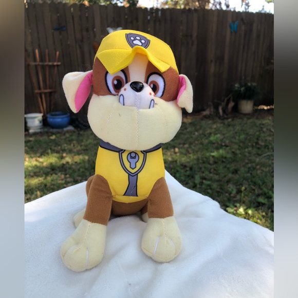 Nickelodeon | Toys | Paw Patrol Rubble Plush Toy | Poshmark